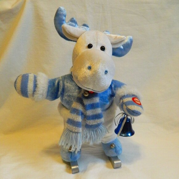 Avon | Holiday | Vintage Mark The Moose Animated Ice Skating Singing ...